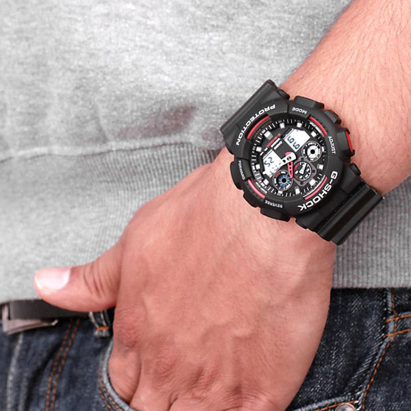 Casio - G-SHOCK - GA-100-1A4DR - egywatch.com
